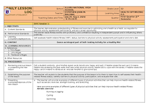 Lesson plan in badminton done - Rizal Technological University Lesson ...