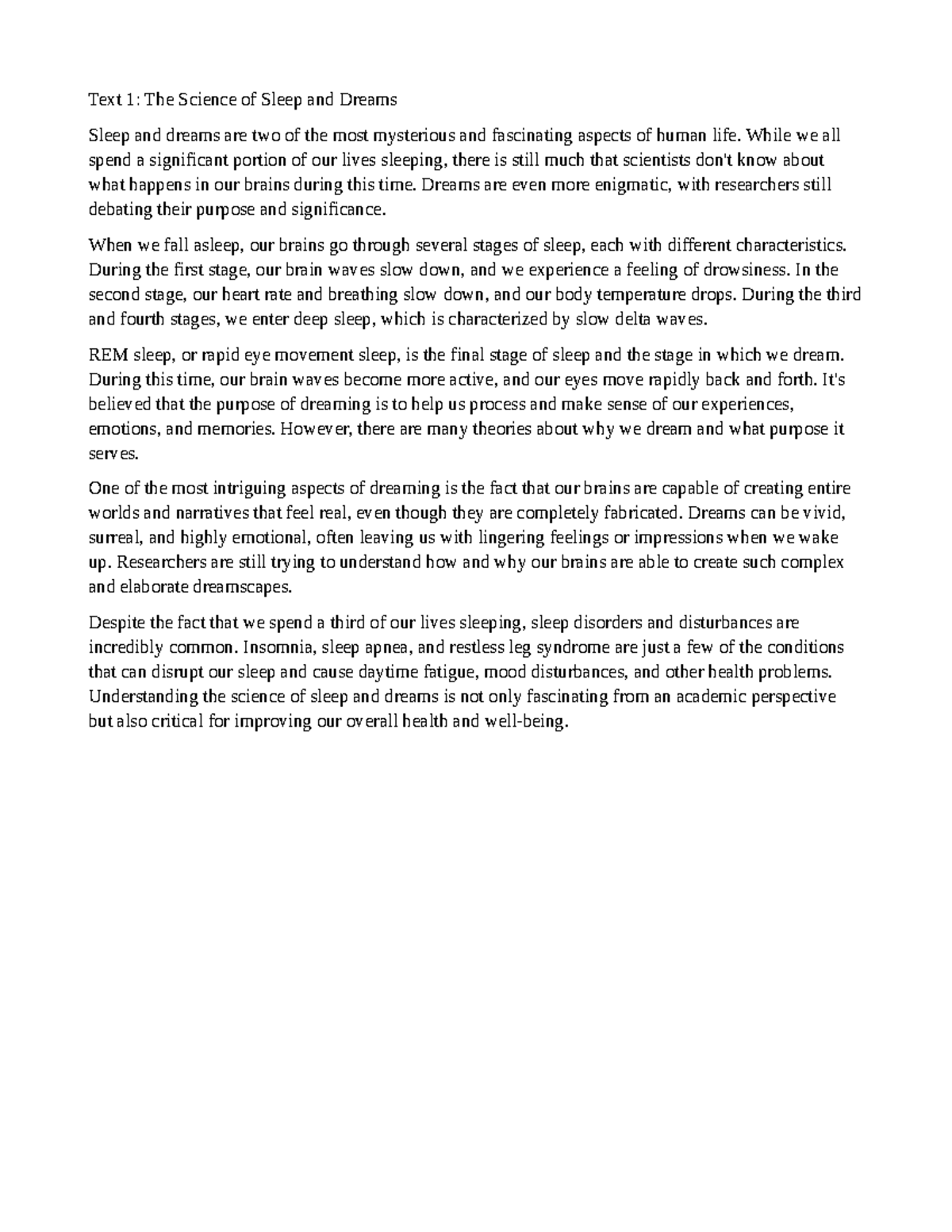 DOC5 - Valid assignments on the topics covered throughout the semester ...