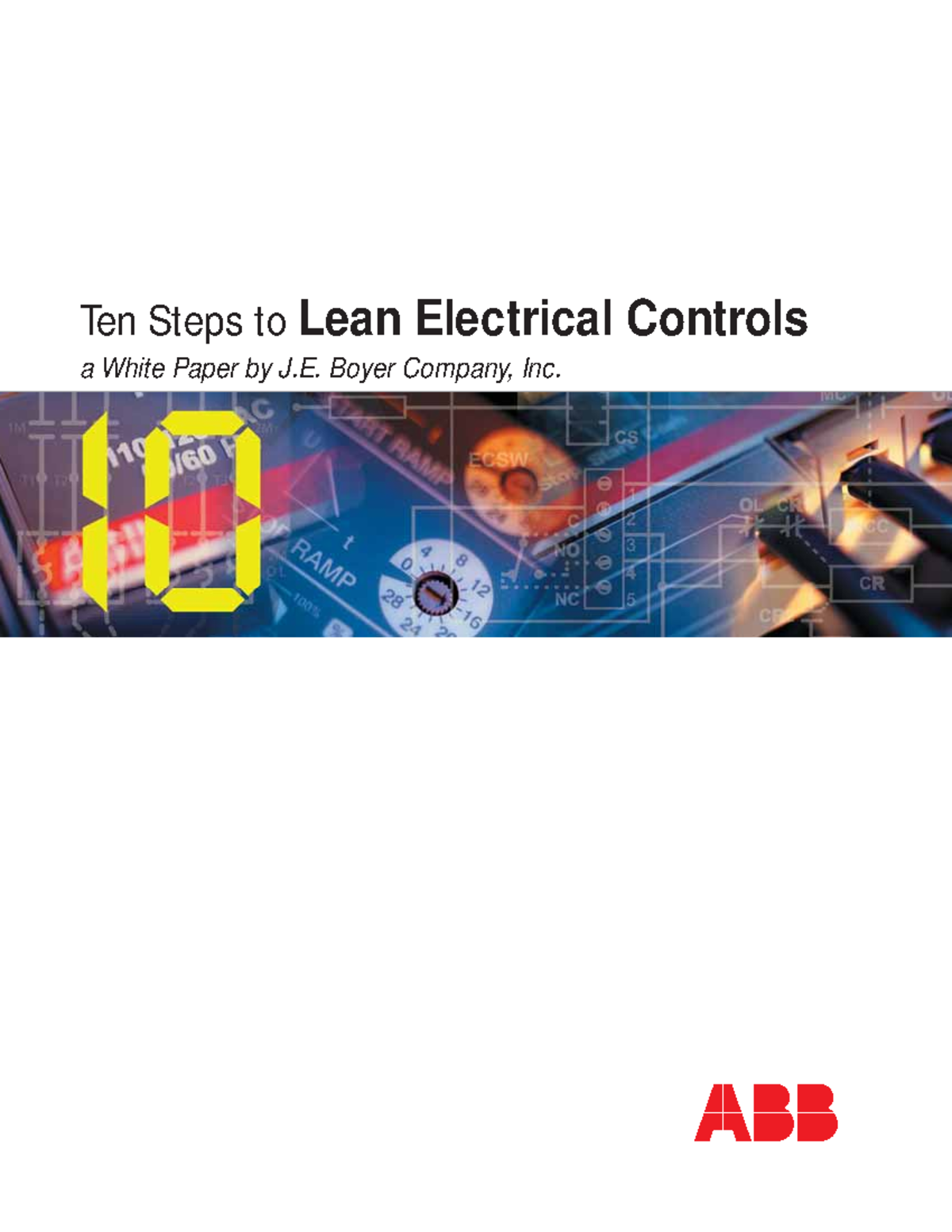 Abb lean electrical controls - Ten Steps to Lean Electrical Controls a ...