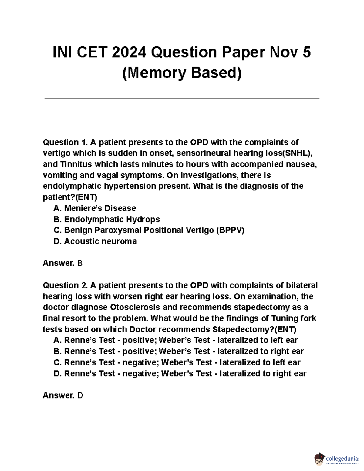 INI CET 2024 Question Paper 7fbcd7ec7be891c94b16ad3988148619 - INI CET ...