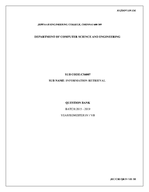 Unit-2 - UNIT II Basic IR Models – Boolean Model – TF-IDF (Term ...