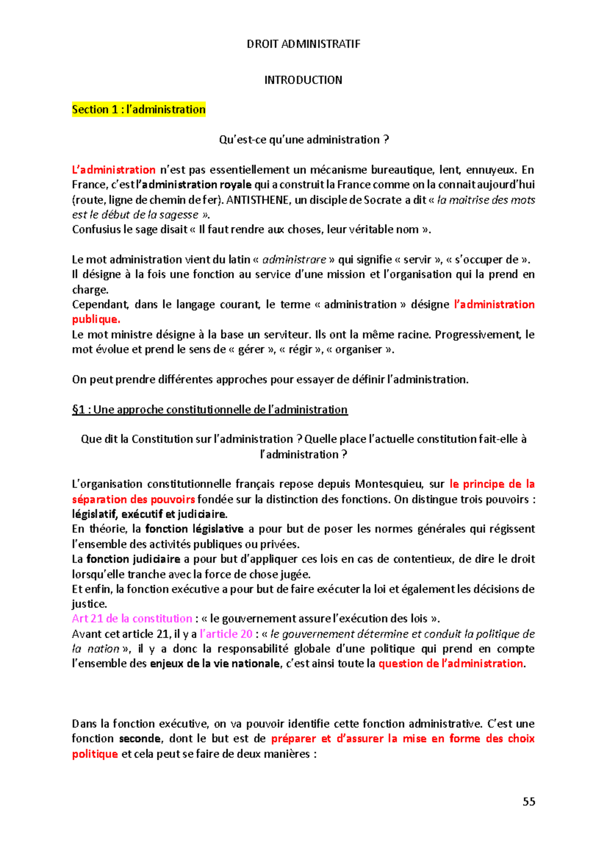 Droit administratif - Warning: TT: undefined function: 32 Warning: TT: undefined function: 32 ...
