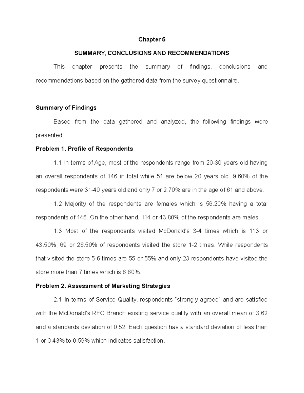 Chapter-5 2 - Research chapter 5 - Chapter 5 SUMMARY, CONCLUSIONS AND ...