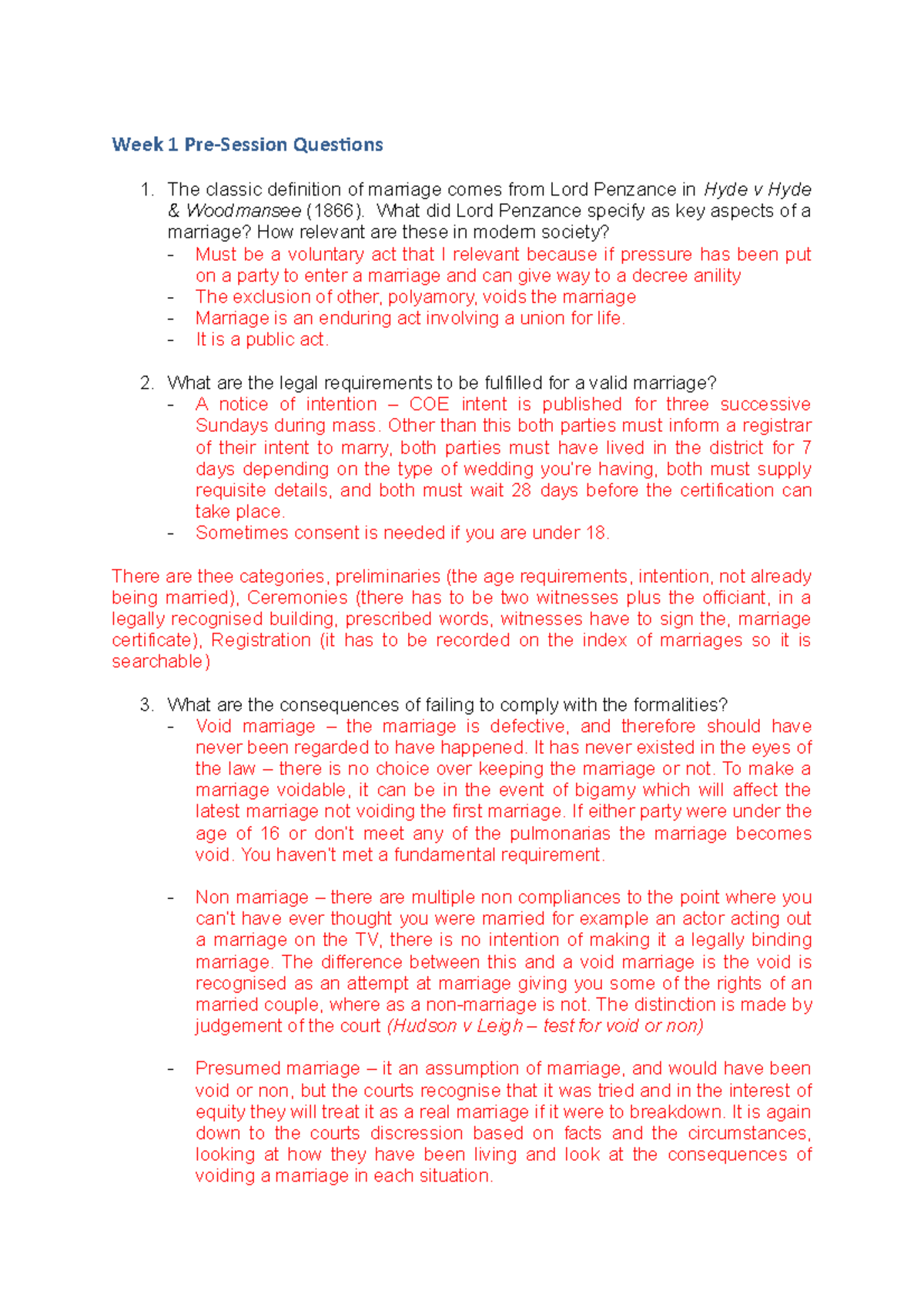 LW5004 Week 1 Pre-Session Questions - Week 1 Pre-Session Questions The ...