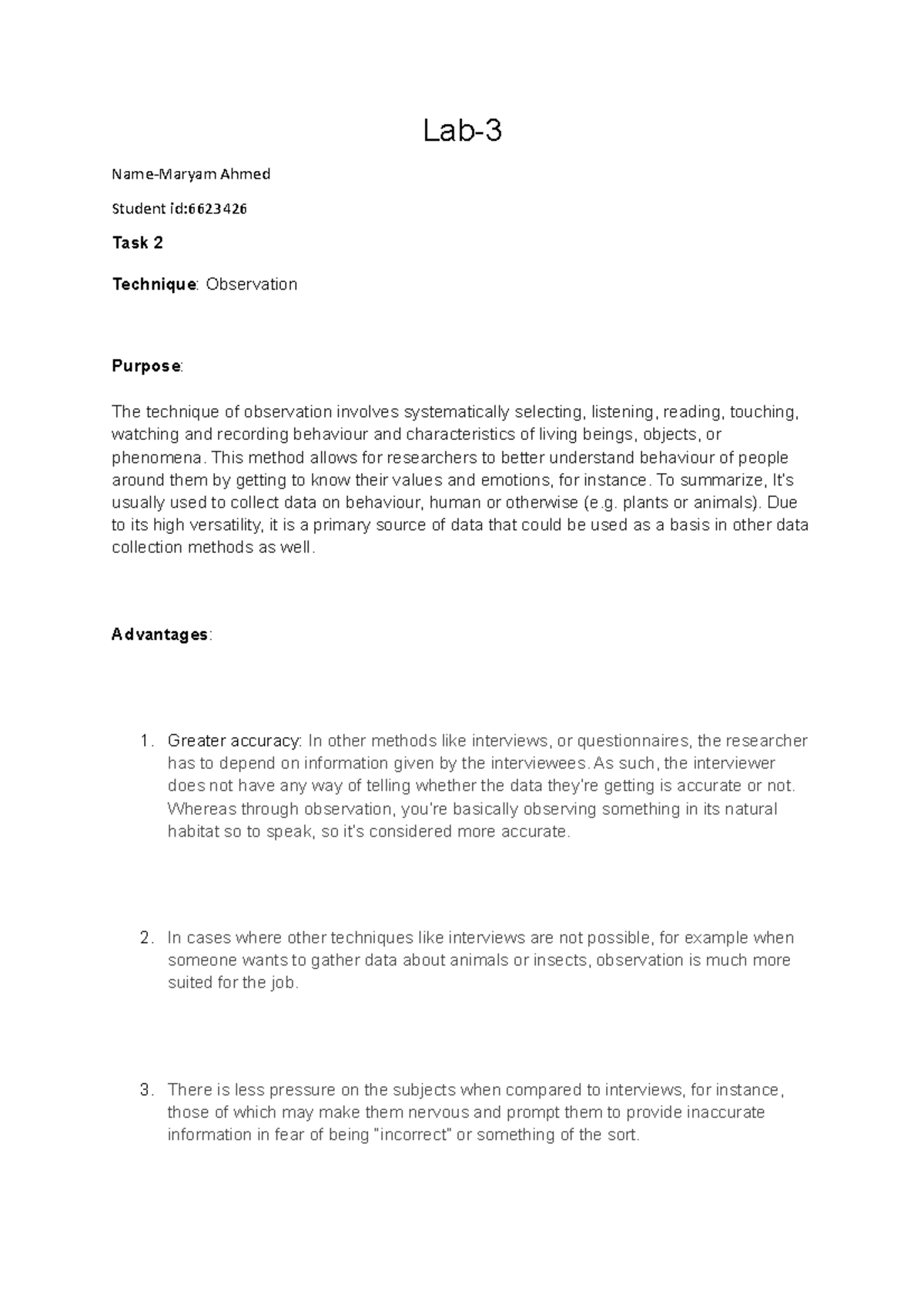 Lab3 6623426 Lab Answer Key For Csit 226 Ahmed Student Id 6623426 lab3-6623426-lab-answer-key-for-csit-226-ahmed-student-id-6623426