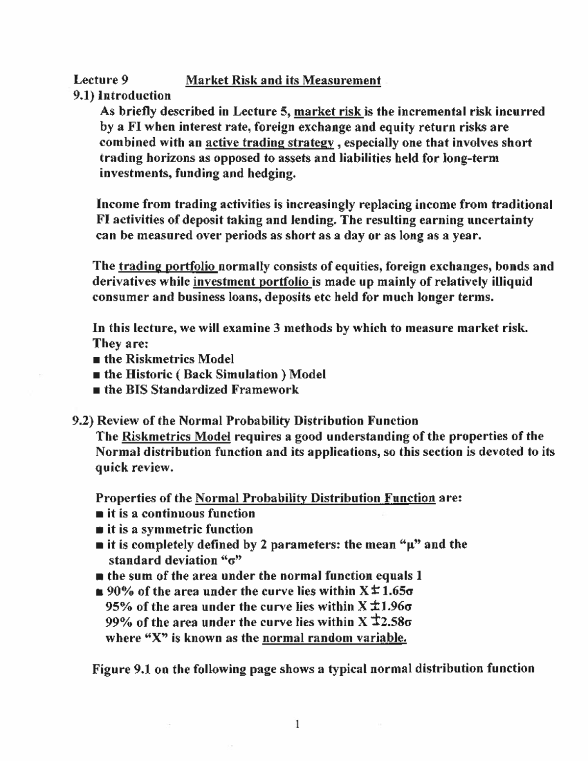 Lecture 09 - Slides week 9 - FINA 481 - Studocu