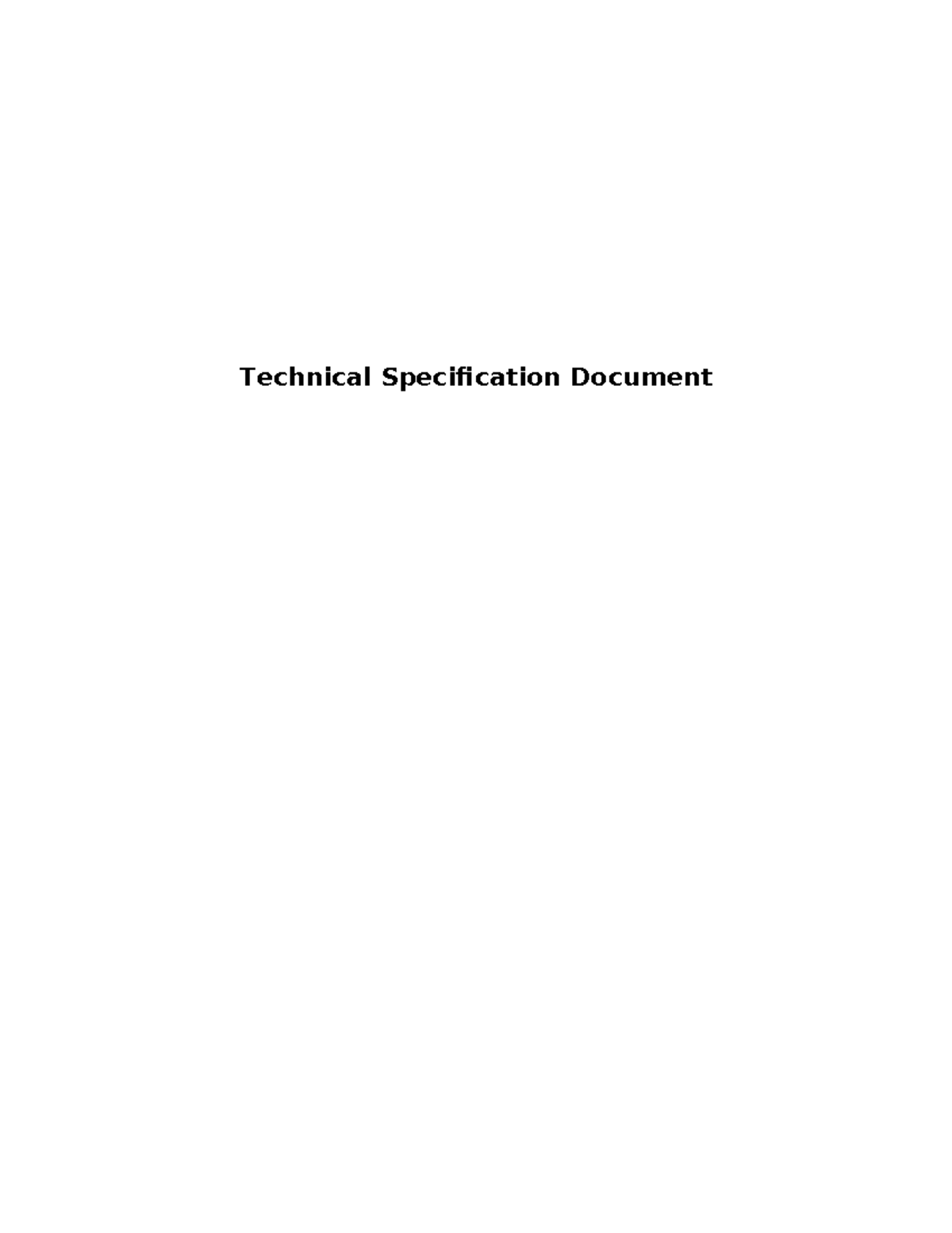 20 Technical Specifications Sales Order Report - Technical ...