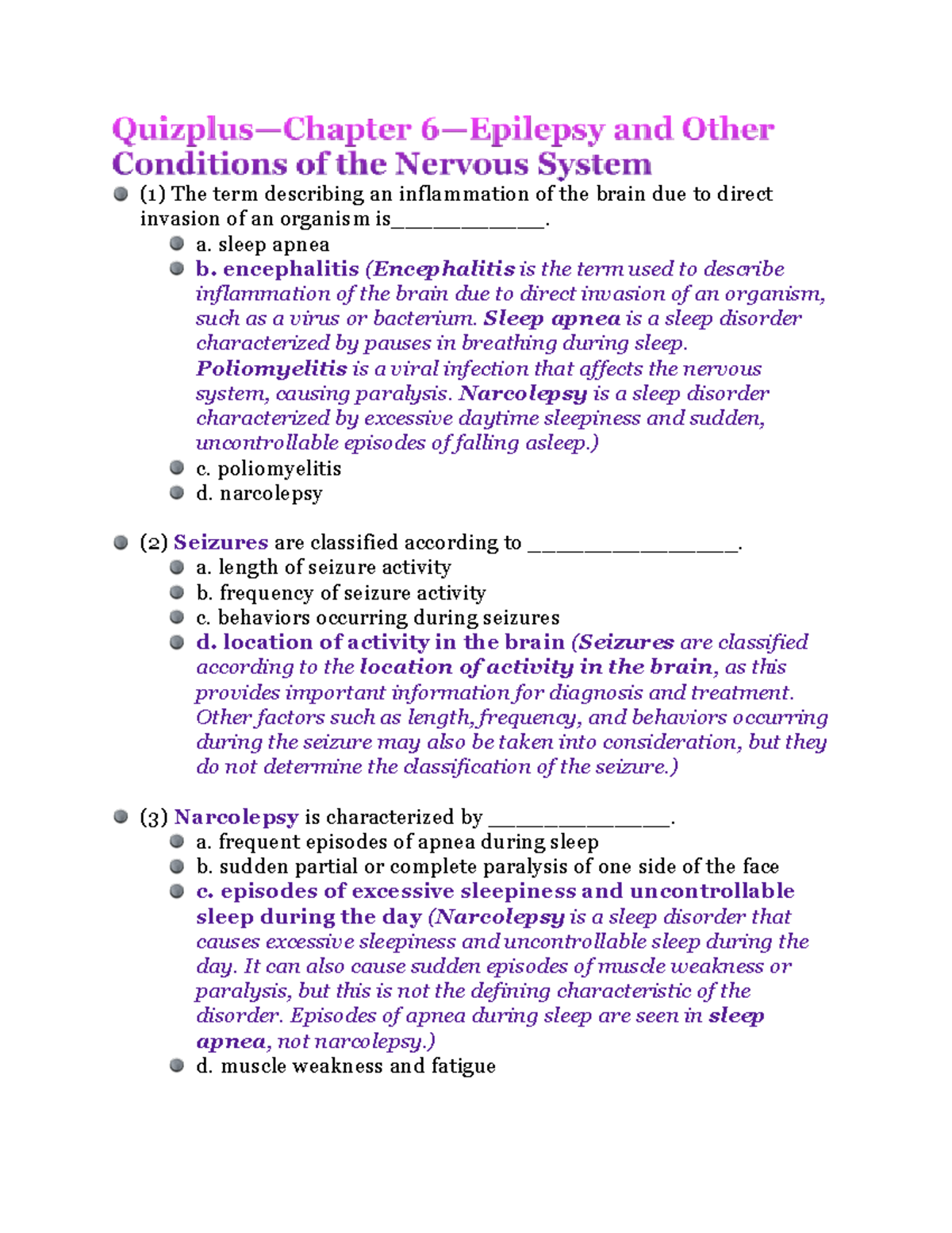 Quizzes-Medical:Psycosocial-Chaps 6, 7 & 8 - Quizplus—Chapter 6 ...