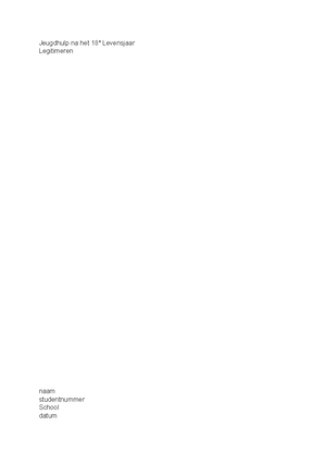 Legitimeren Verslag - Legitimeren Inleiding: In dit verslag wordt aan ...