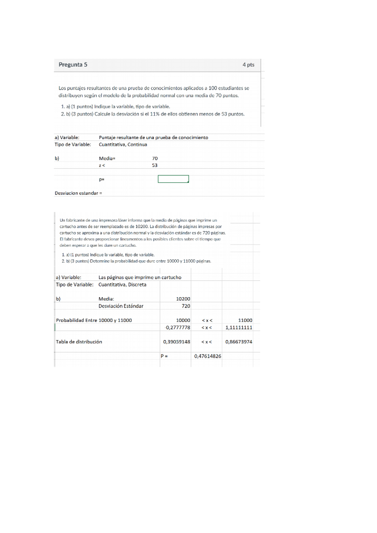 Pregunta 5 Y 4 Inferencial PC3 - Estadistica Inferencial - Studocu