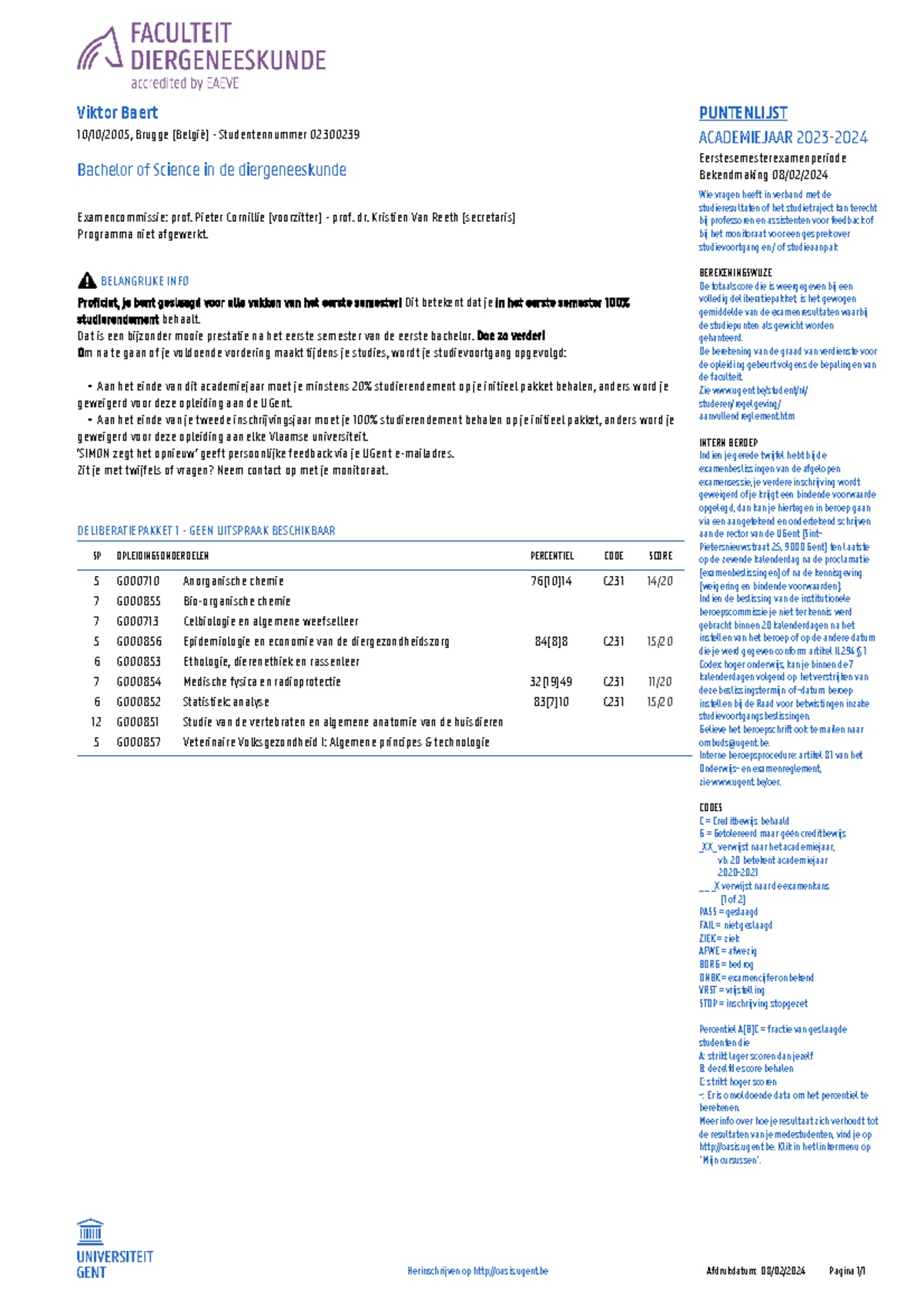 Puntenlijst - ja dat doe ik - Wie vragen heeft in verband met de ...