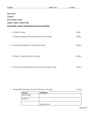 Biology Form 4notes - BIOLOGY FORM 4 TOPIC PAGE - GENETICS 2 ...