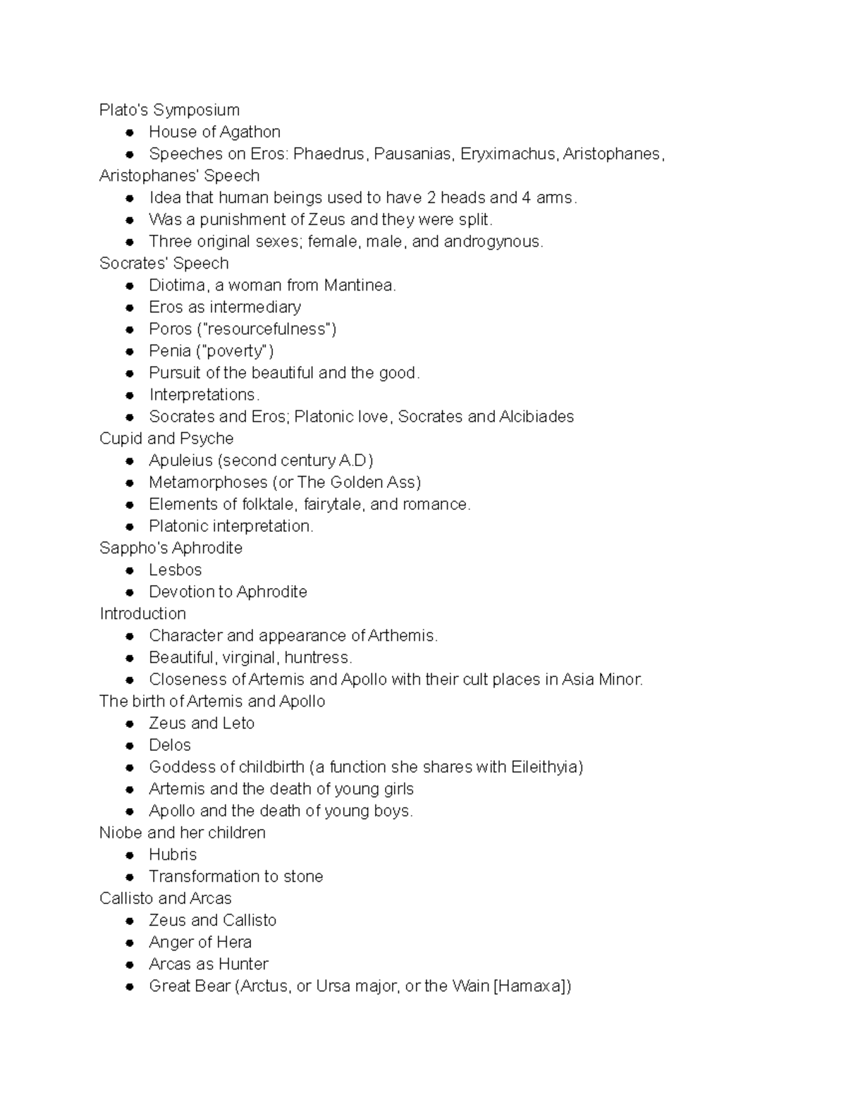 Mythology Notes 9/27 & 9/29 - Plato’s Symposium House of Agathon ...