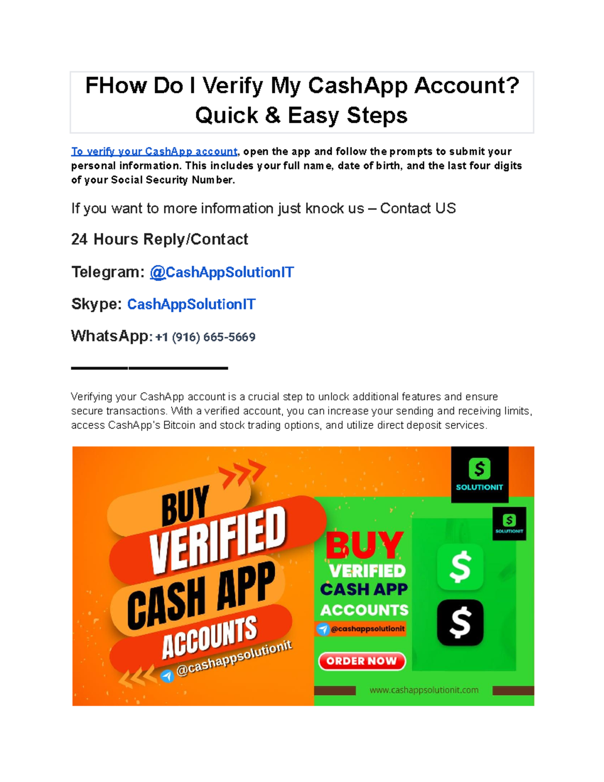 How do I verify my Cashapp account - FHow Do I Verify My CashApp ...