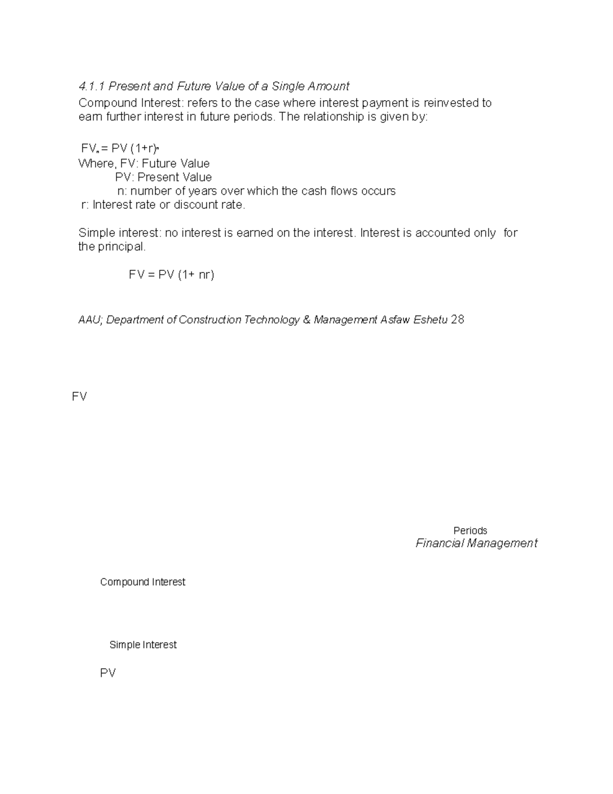 11 present value - lecture notes - 4.1 Present and Future Value of a ...