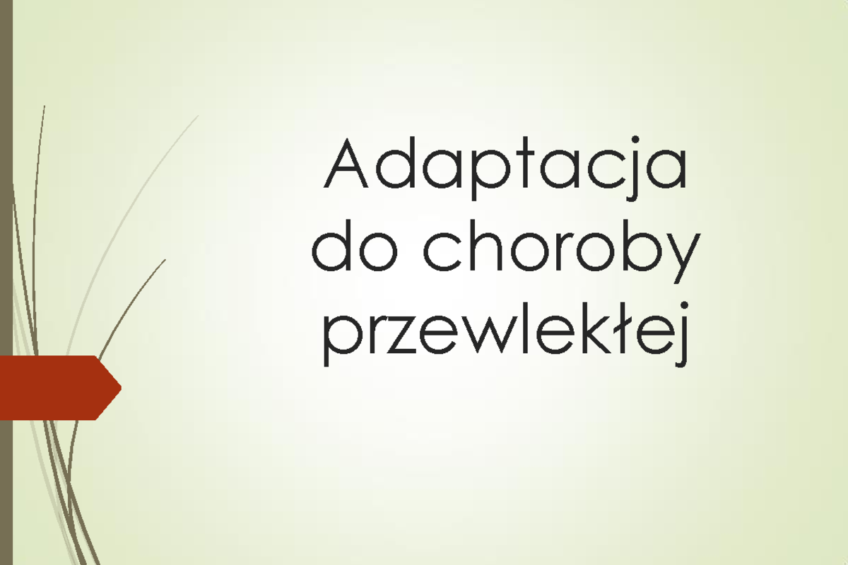 Zaświadczenie O Chorobie Przewlekłej Matura Wzór