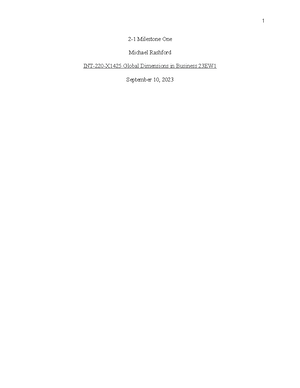 5-2 Milestone Two - Presentation for Business Canvas - BUS 400 ...