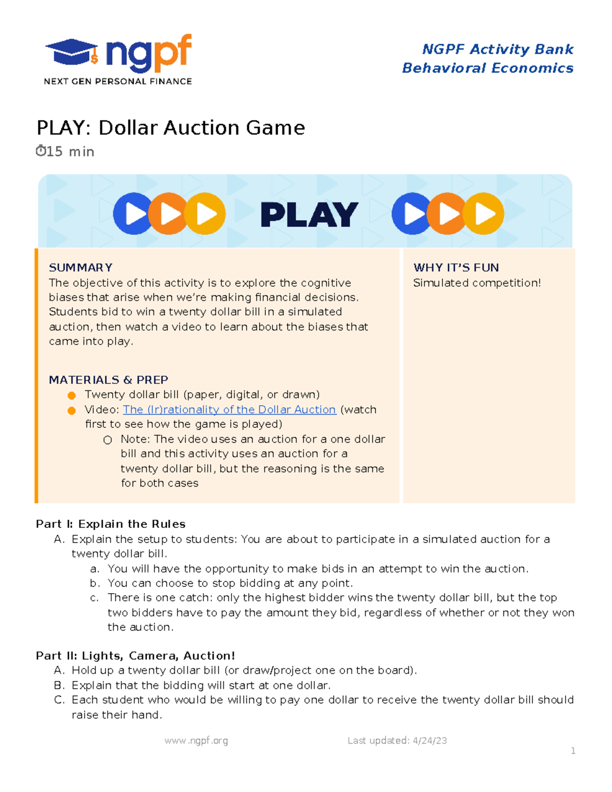 HS-SAP+1-1+PLAY +Dollar+Auction+Game - NGPF Activity Bank Behavioral ...
