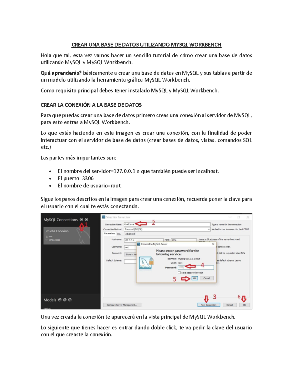 Crear Una Base De Datos Utilizando Mysql Workbench Crear Una Base De Datos Utilizando Mysql