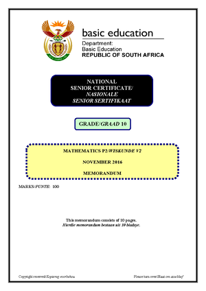 MP Physical Sciences Grade 12 September 2024 P2 and Memo - Downloaded ...