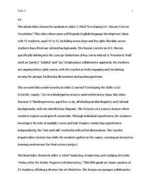 D093 Task 2 attempt 1 - DIM3 — DIM3 TASK 2: EVALUATING LEARNING AND INSTRUCTION Pre-Assessment A ...