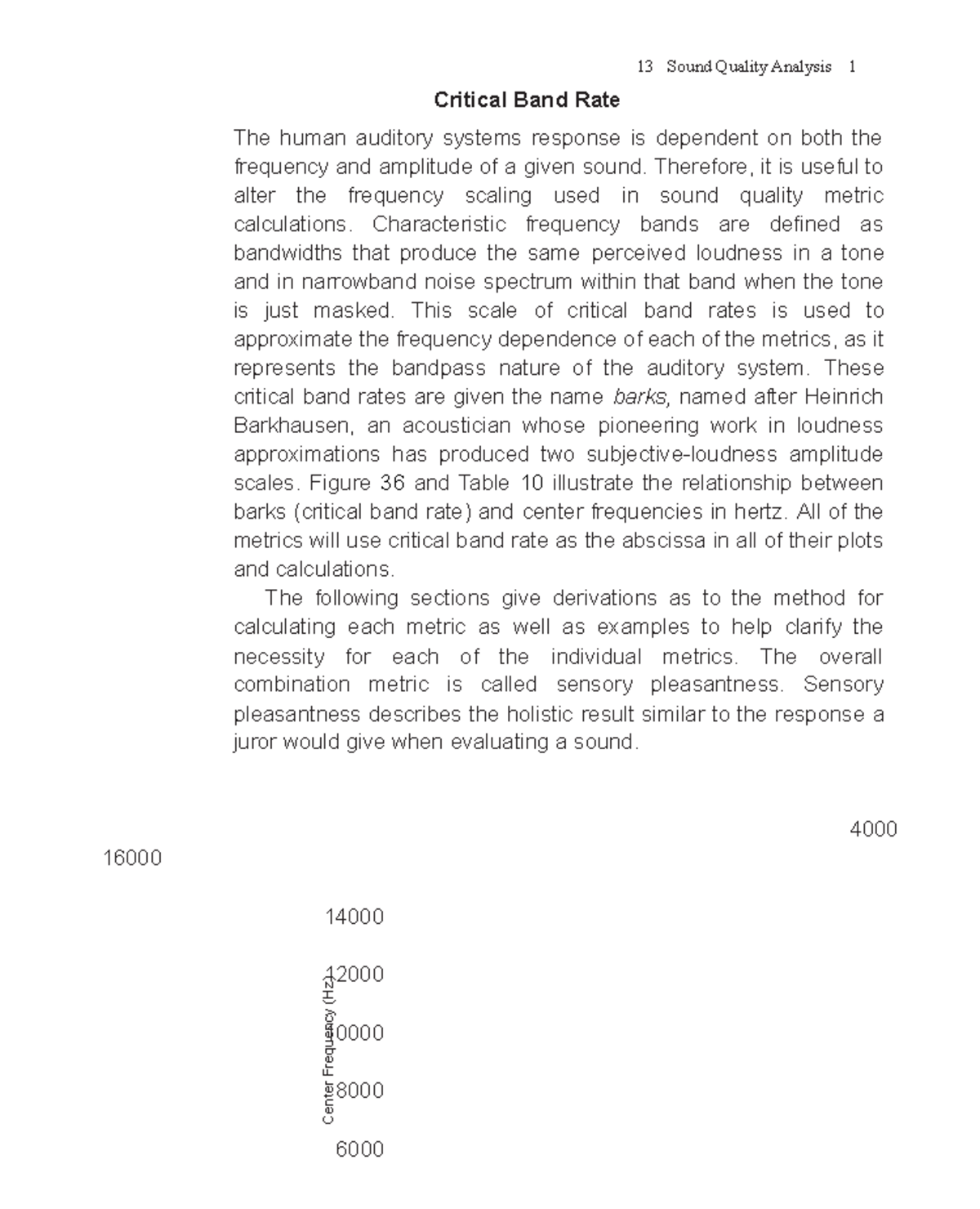 Critical Band Rate - Critical Band Rate The human auditory systems ...