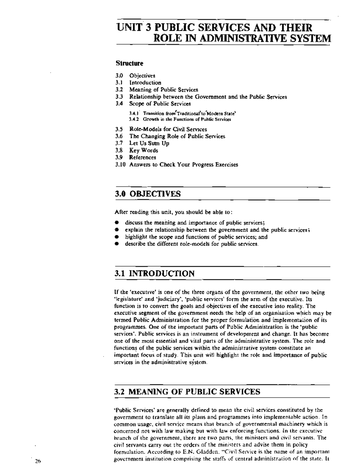 basic concepts in pub ad - UNIT 3 PUBLIC SERVICES AND THEIR ROLE IN ...