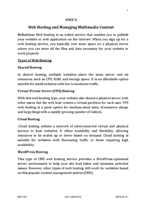 Wcms unit-1-1 - It is notes of WCMS - WEB CONTENT MANAGEMENT SYSTEM ...