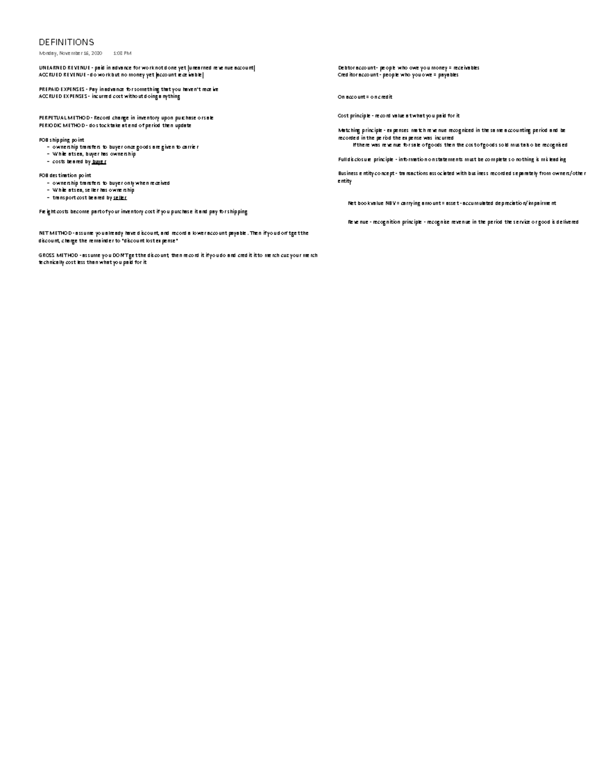 Definitions - dsdsd - hE ZE Z s Eh Ͳ - Studocu