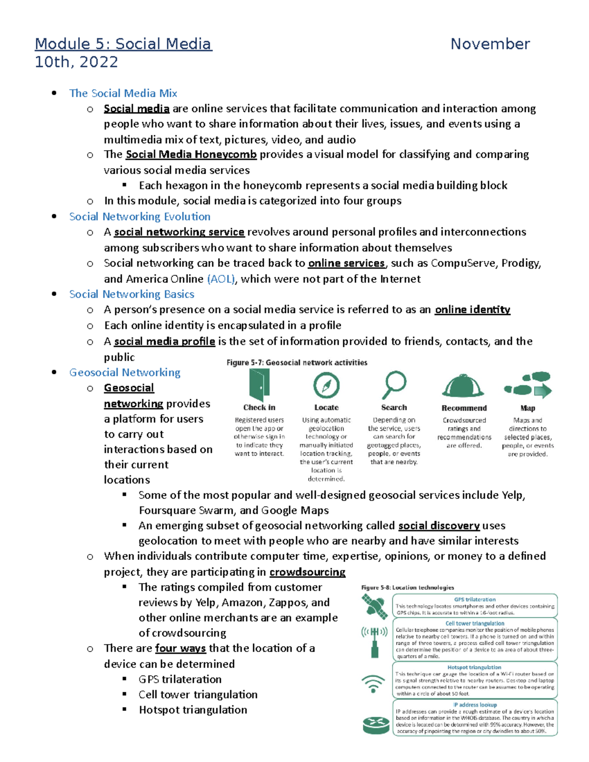Module 5 - Module 5: Social Media November 10th, 2022 The Social Media ...