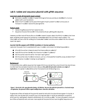 Lab 1. Pipetting excercise - Lab 1: Pipetting exercise Goals: Select the appropriate pipette and ...