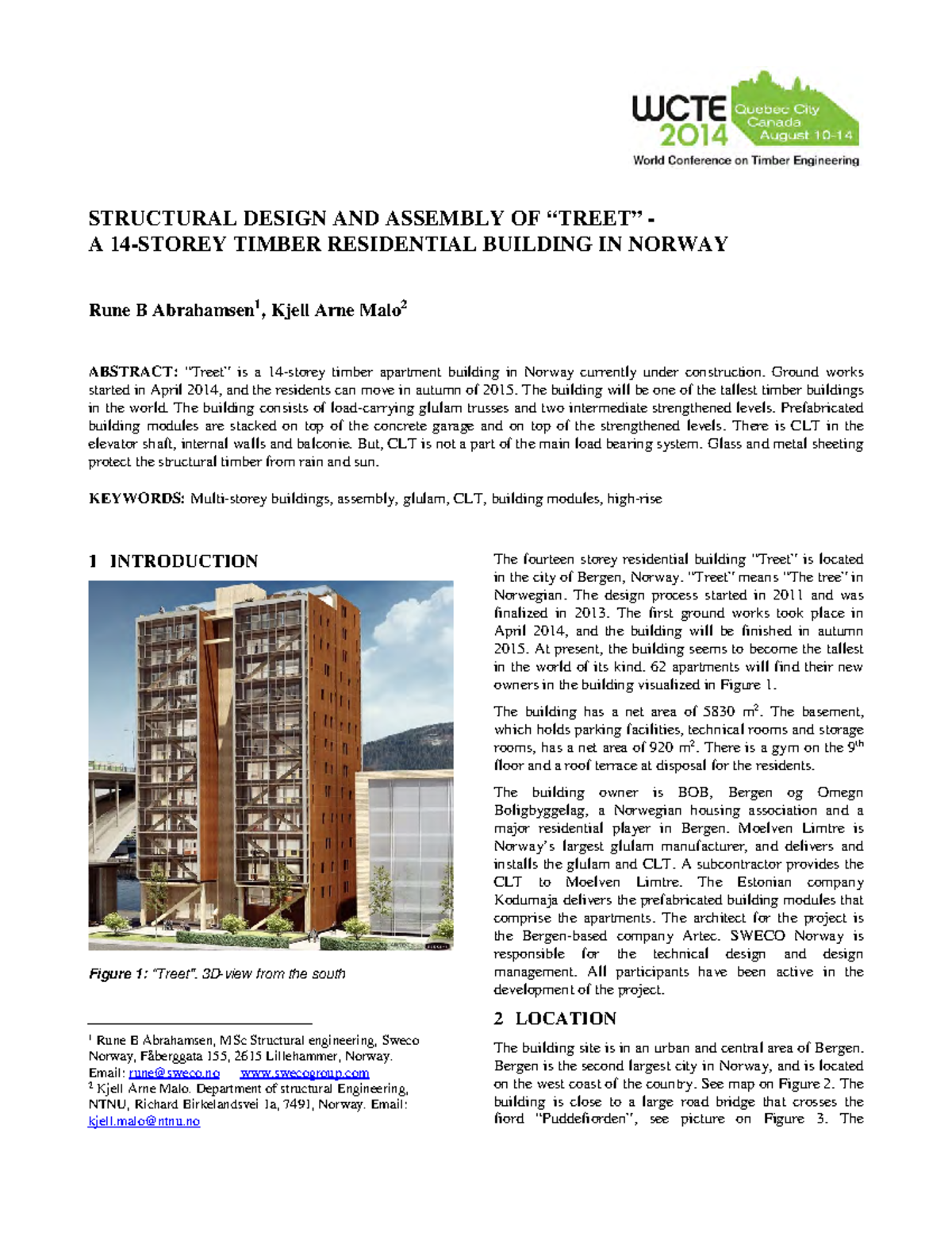 Stuctural design and assembly of treet - STRUCTURAL DESIGN AND ASSEMBLY ...