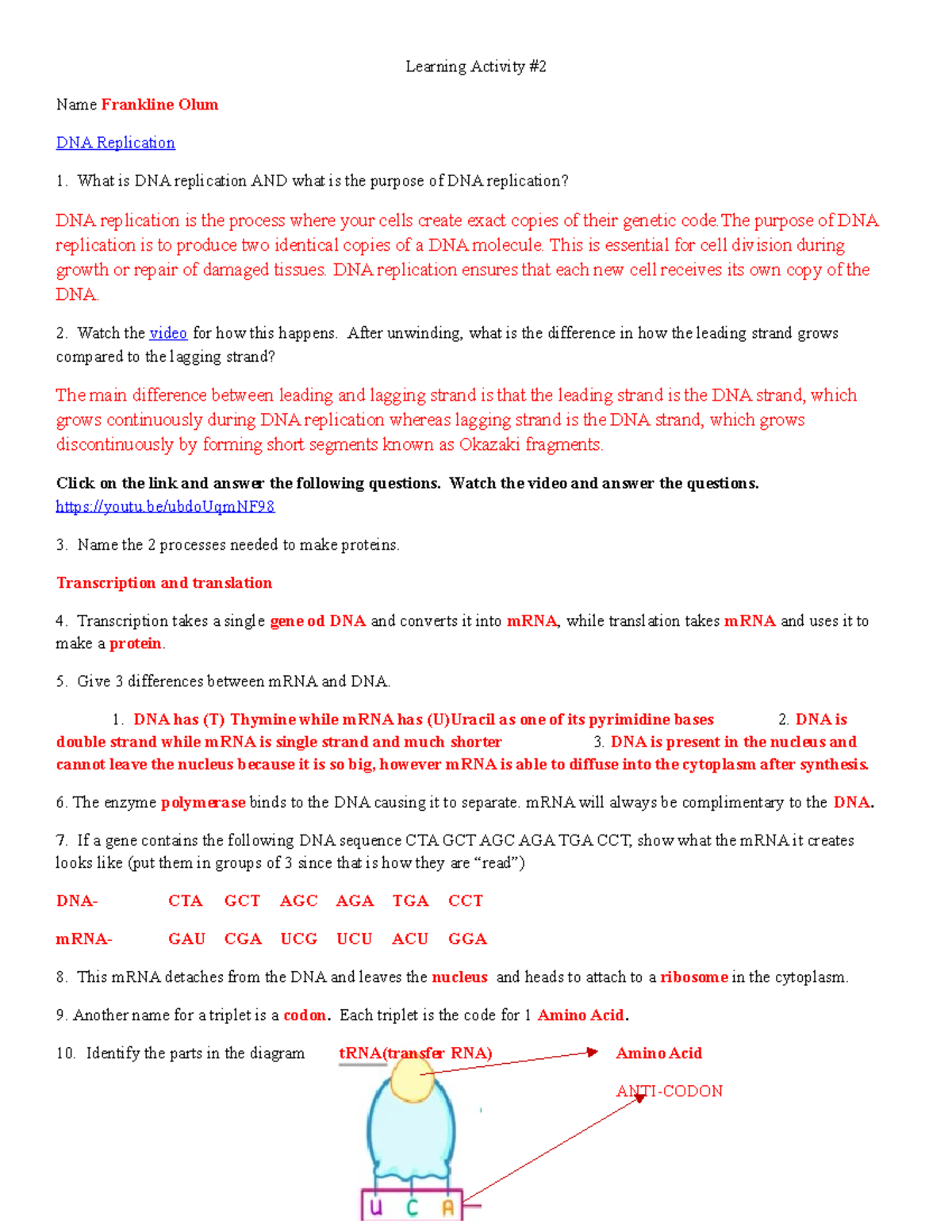Learning Activity #2 - Mandatory lab practicals assignments - Learning ...