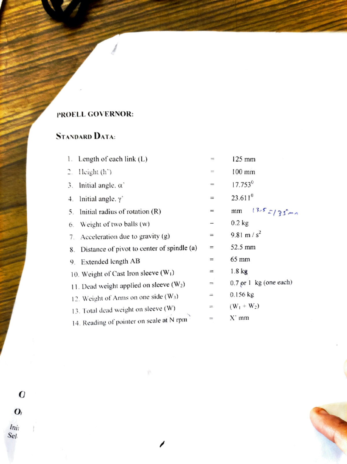 Proell governer - Helps in understanding the experiment - PROELL ...