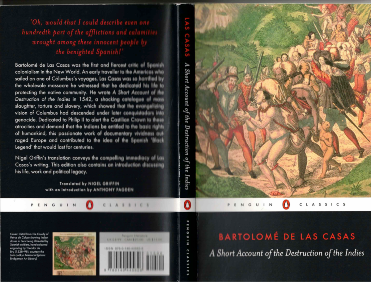 De las Casas Destruction of the Indies excerpt-1 - would that I could ...