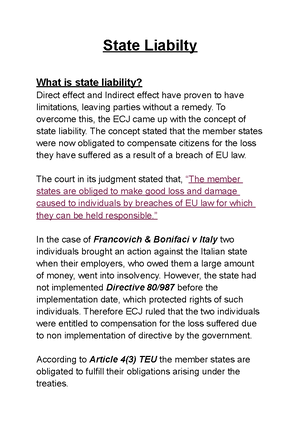 Direct Effect Question - Article 288 TFEU provides that regulations ...