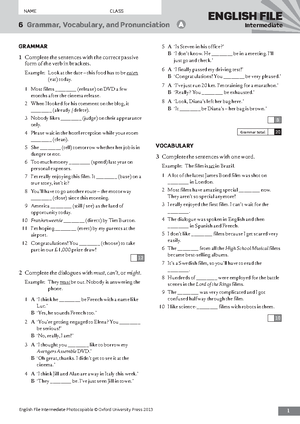 FCE Reading and Use of English - Practice Test 7 - Part 1 For questions ...