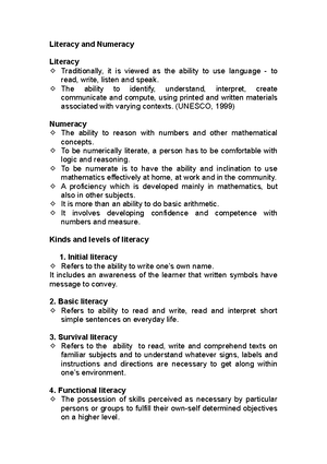 Literacy Training Service Lectures - Literacy Training Service Lecture ...