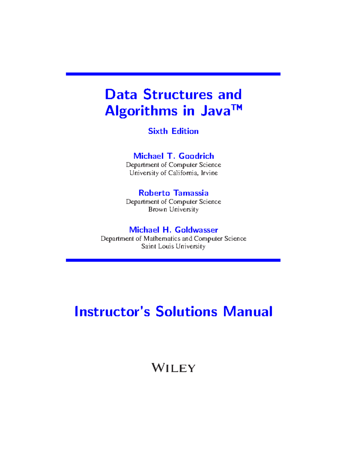 Ch07 - Data Structures and Algorithms in Java™ Sixth Edition Michael T. Goodrich ...