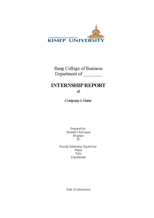 Kimep+BBA+Thesis+Syllabus - Bang College of Business KIMEP University ...
