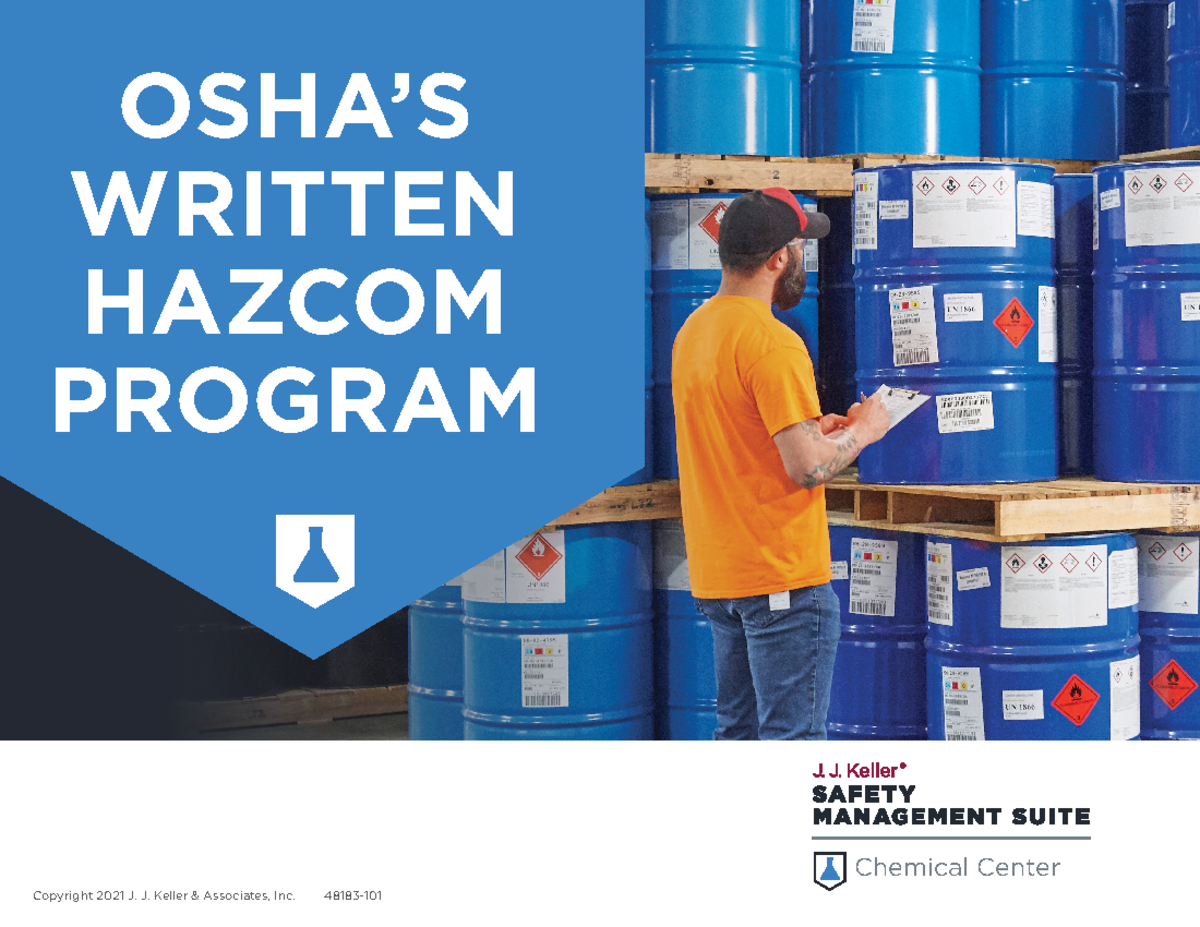 Implement-Hazcom-Program 48183 - Chemical Center Copyright 2021 J. J ...