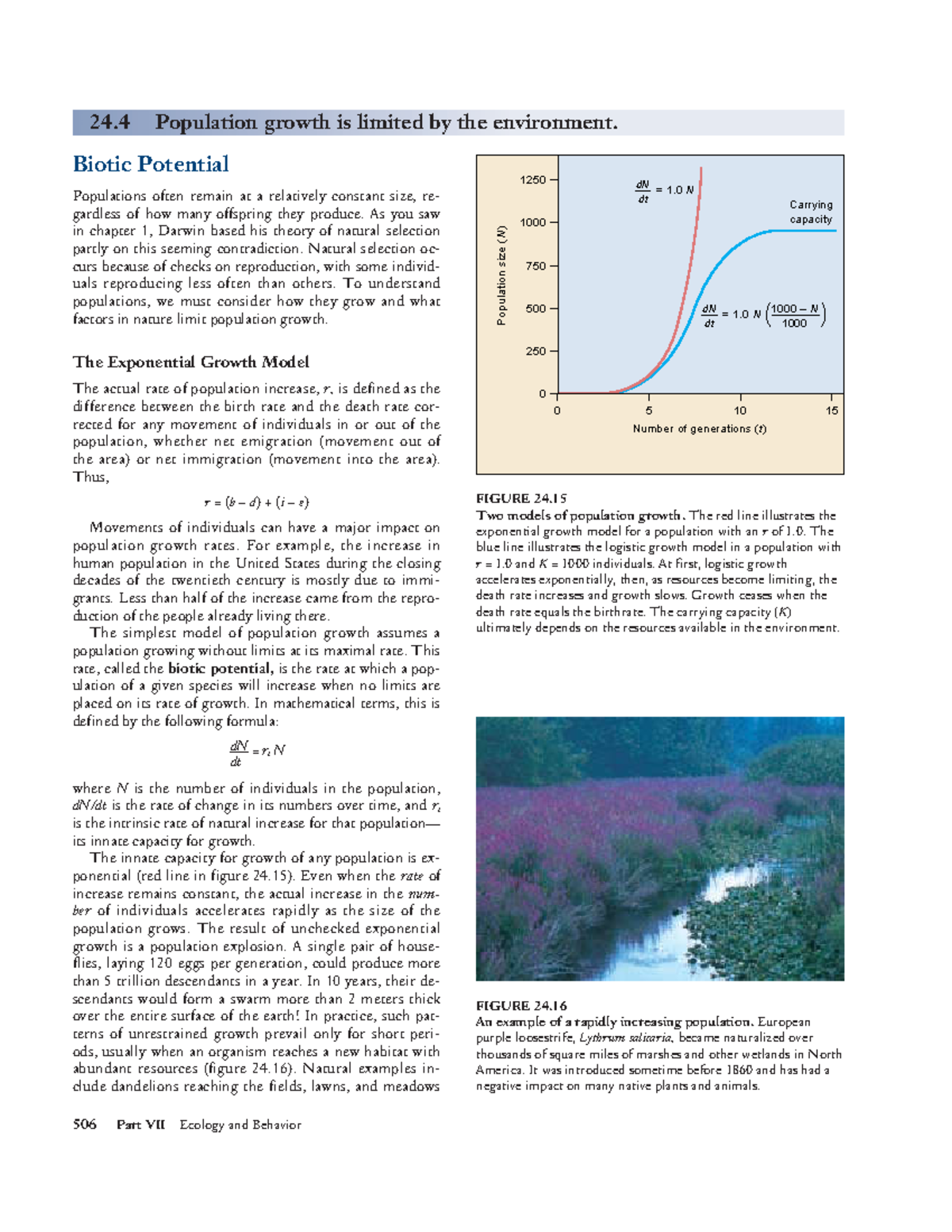 Crecimiento exponencial - Biotic Potential Populations often remain at ...