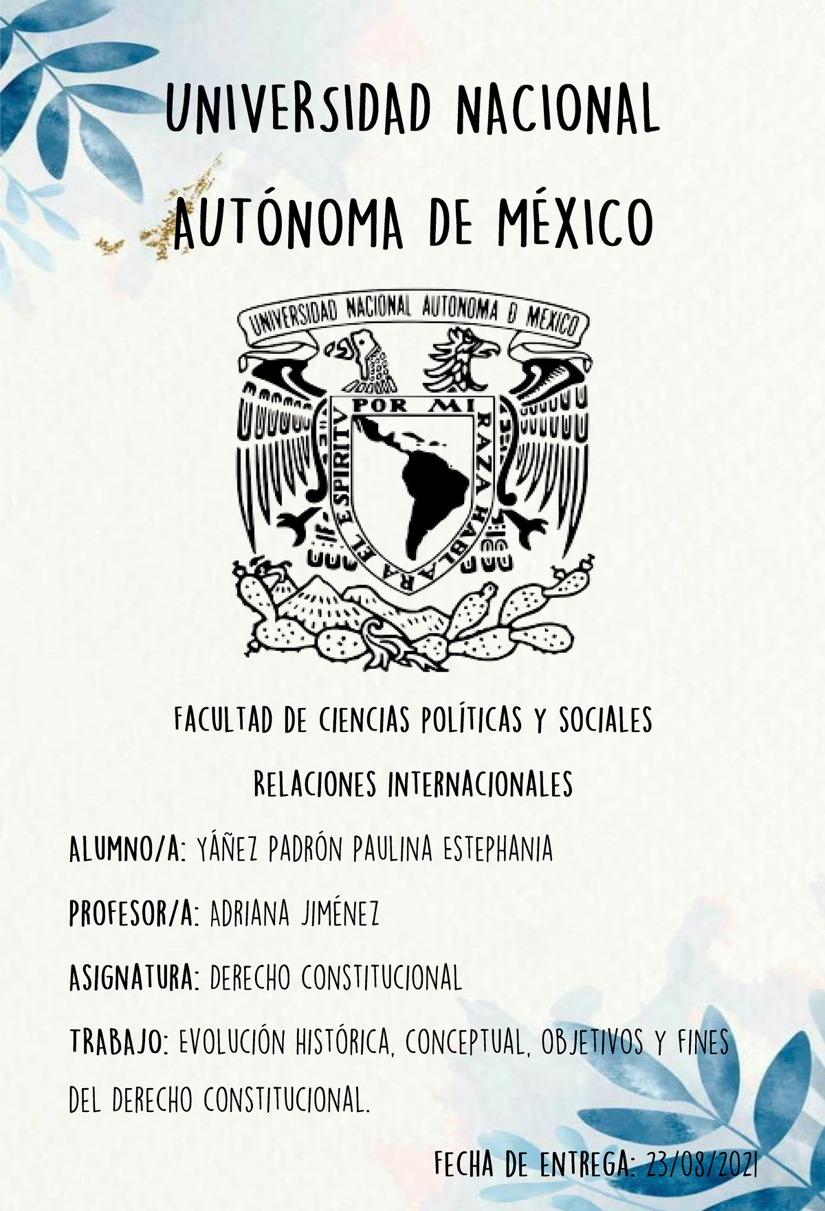 Derecho Constitucional: evolución - Bilateralidad Generalidad ...