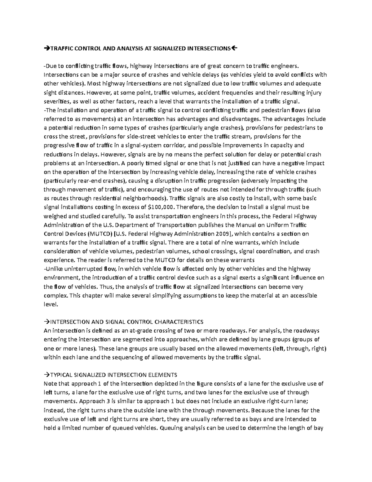 Traffic Control AND Analysis AT Signalized Intersections - TRAFFIC CONTROL AND ANALYSIS AT - Studocu