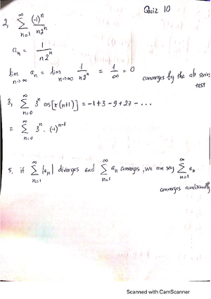 Quizzes Solution - MATH 141 - Studocu