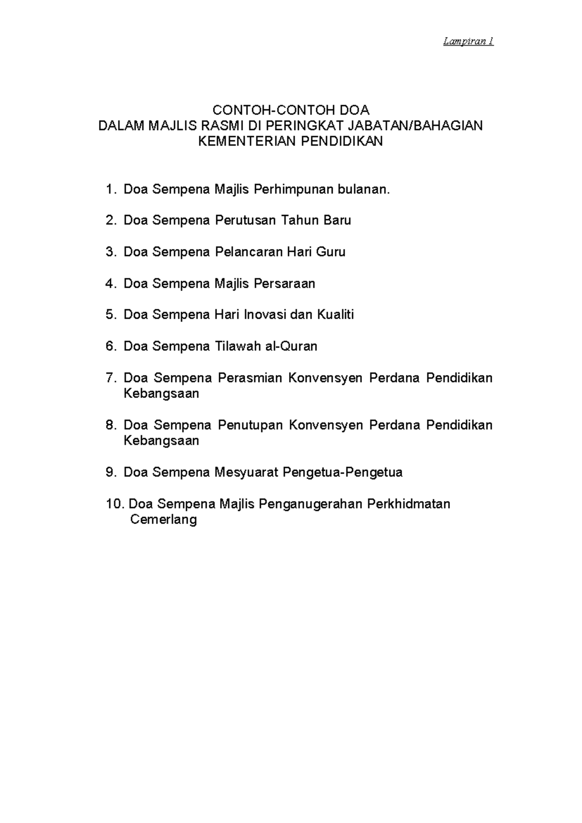 Himpunan-doa-1 - thank you - CONTOH-CONTOH DOA DALAM MAJLIS RASMI DI ...