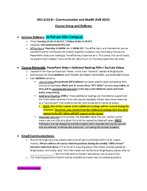 HSS2105 Mental health in Canada - Final Notes - Chapter 12 - Treatment ...