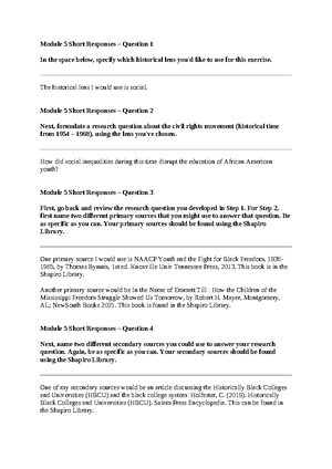 Module 6 Short Responses - Module 6 Short Responses – Question 1 Which ...