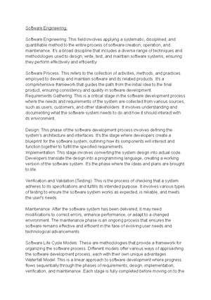 Advanced Concepts in Software Coding - Studocu