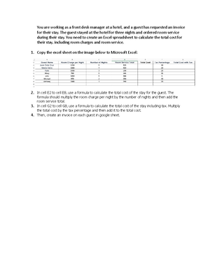 Dropdown - Copy the information on the image below on the excel sheet ...